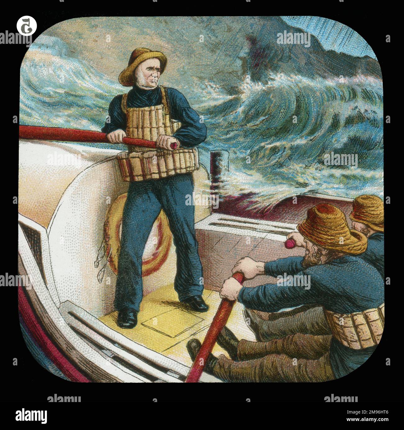 Lifeboat men rowing boat hi-res stock photography and images - Alamy