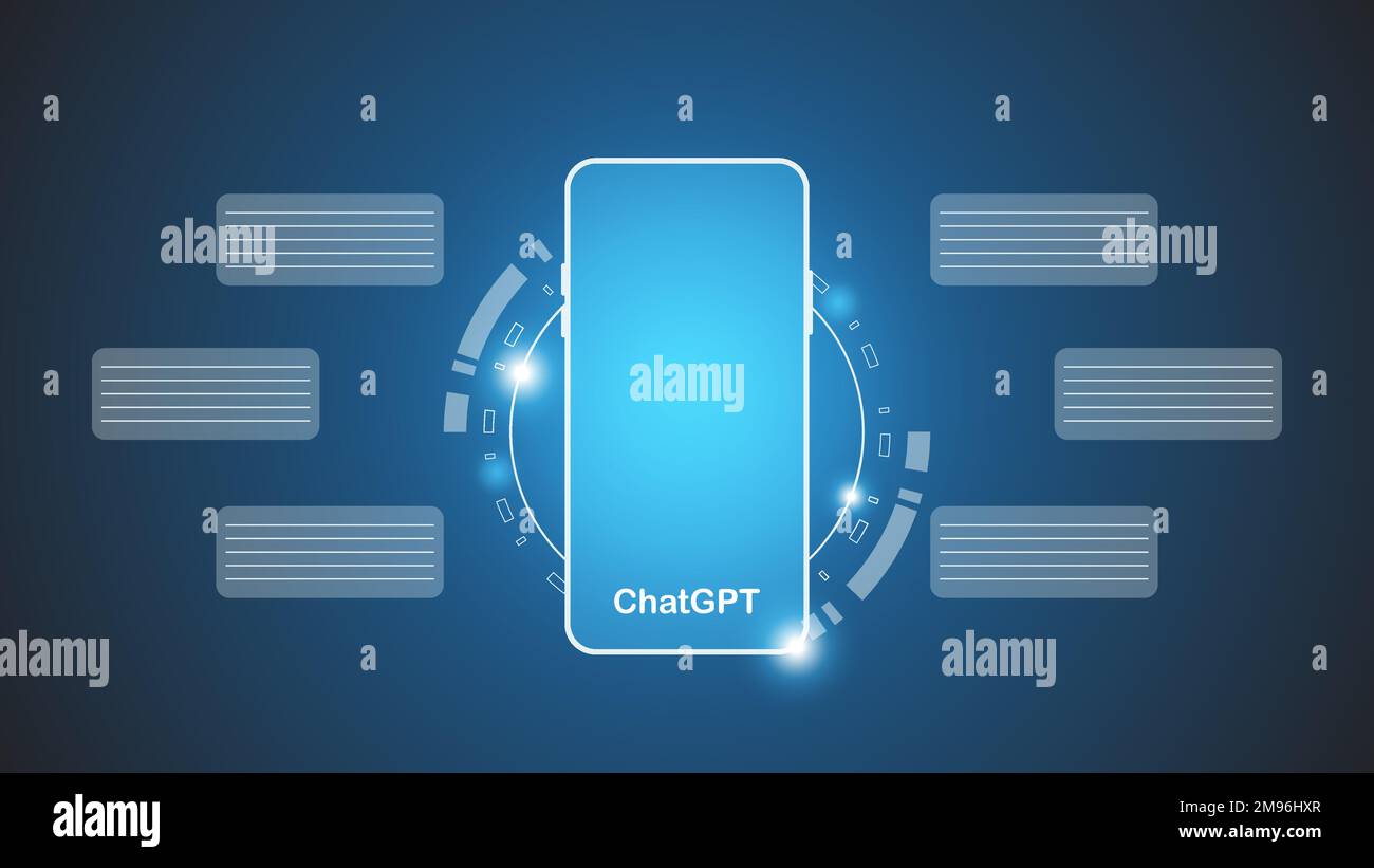 chatGPT Ai artificial intelligence technology hitech concept. chat GPT with smart bot, open Ai ...