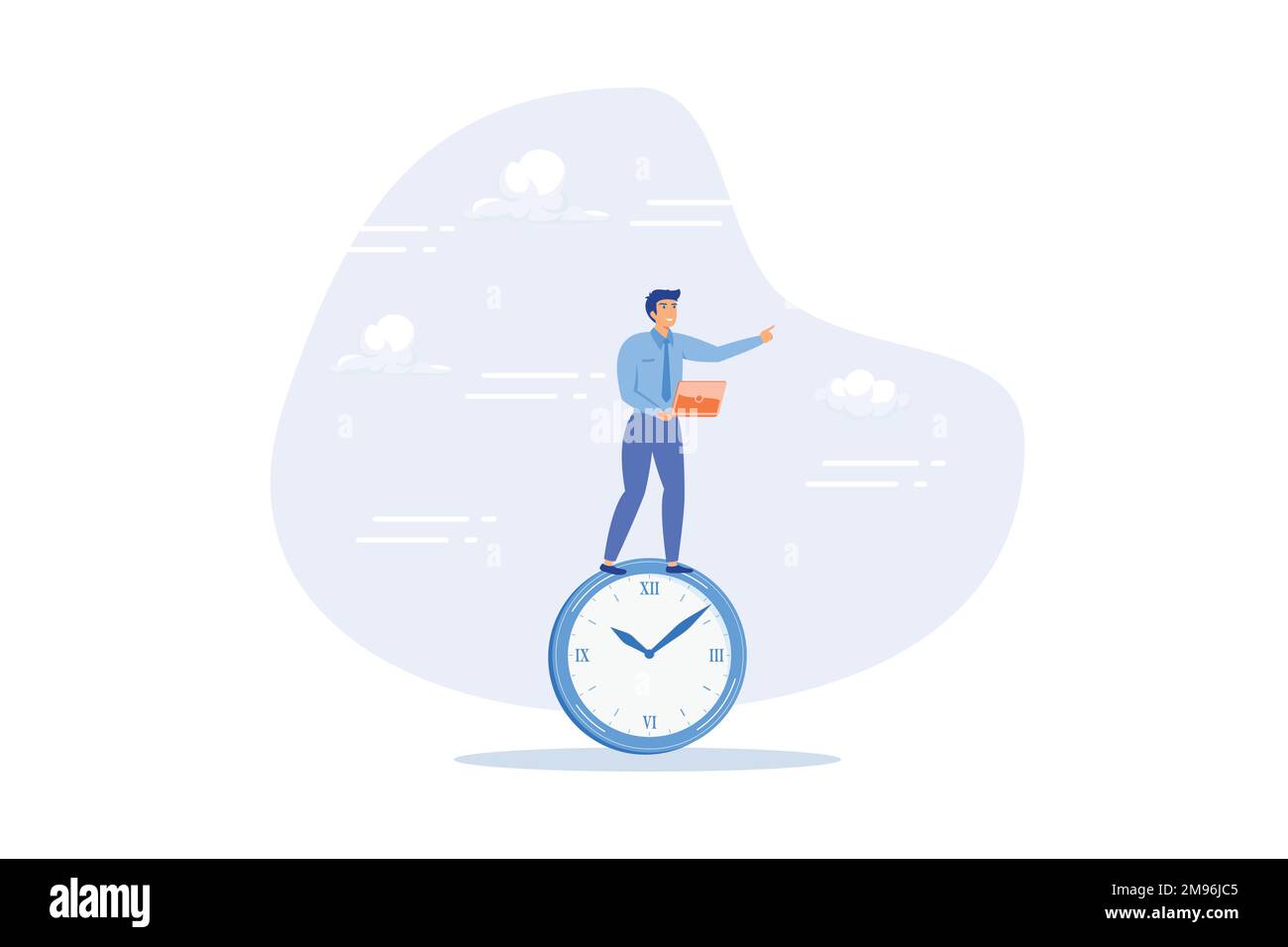 Early finish at work Stock Vector Images - Alamy