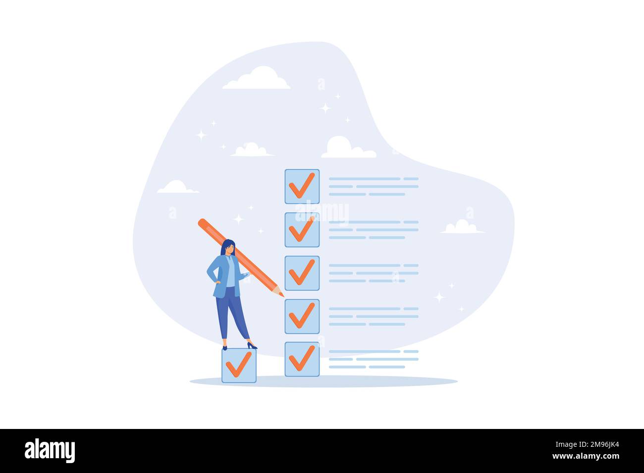 Getting Things Done Completed Tasks Or Business Accomplishment Finished Checklist Achievement