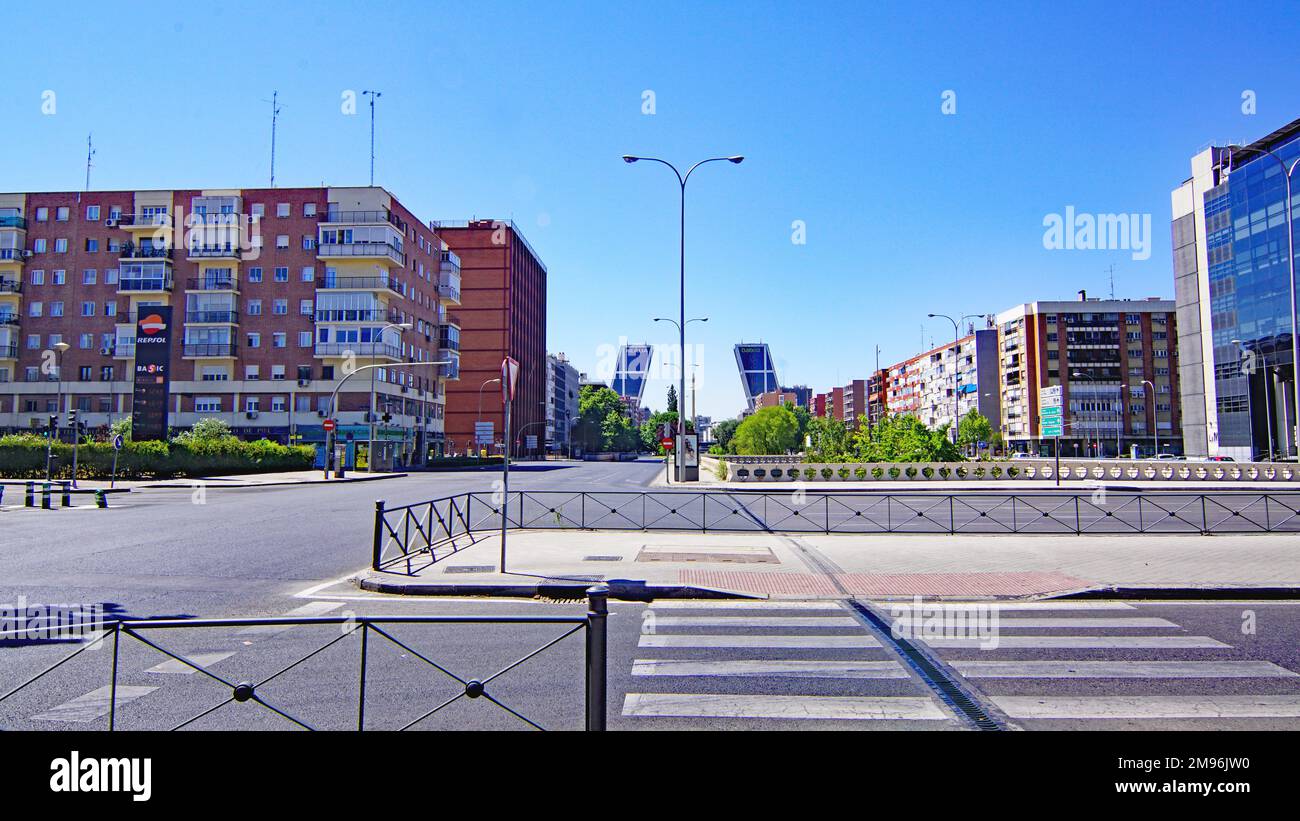 Highway or motorway in Madrid, Spain, Europe Stock Photo - Alamy