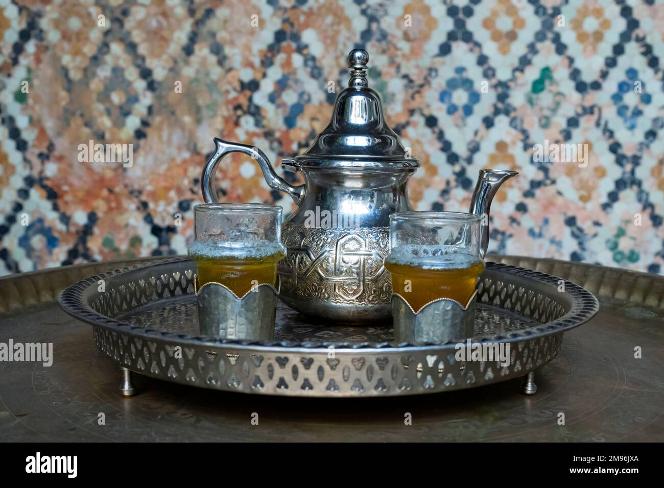 Traditional moroccan tea set hi-res stock photography and images - Alamy
