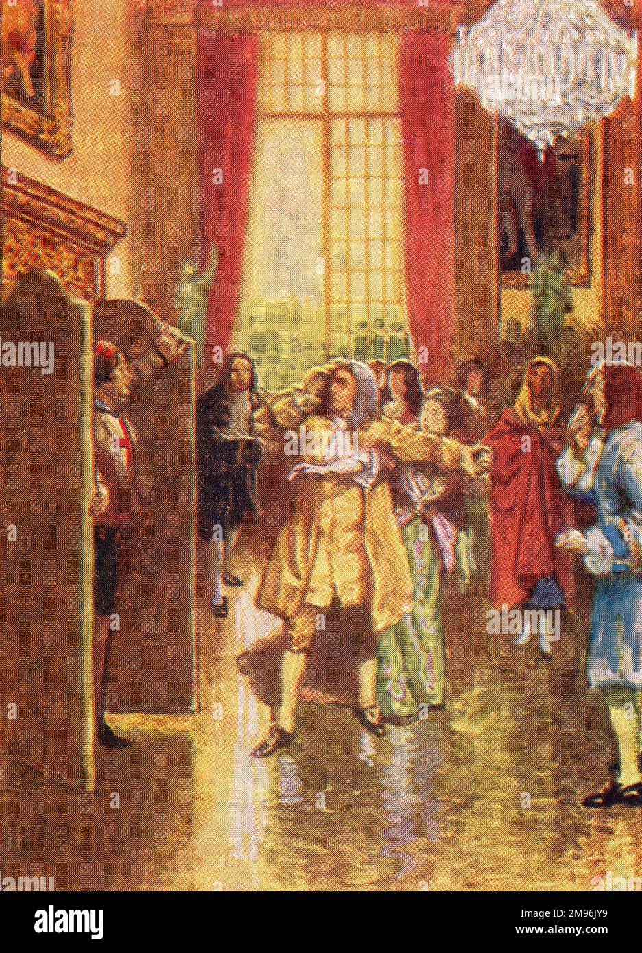Scene from the opera, The Bohemian Girl, by Michael William Balfe Stock ...