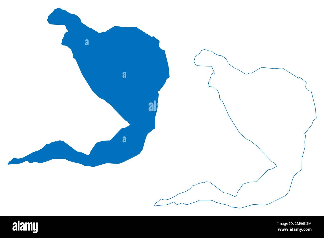 Lake Zarzar (Syrian Arab Republic, Syria) map vector illustration ...