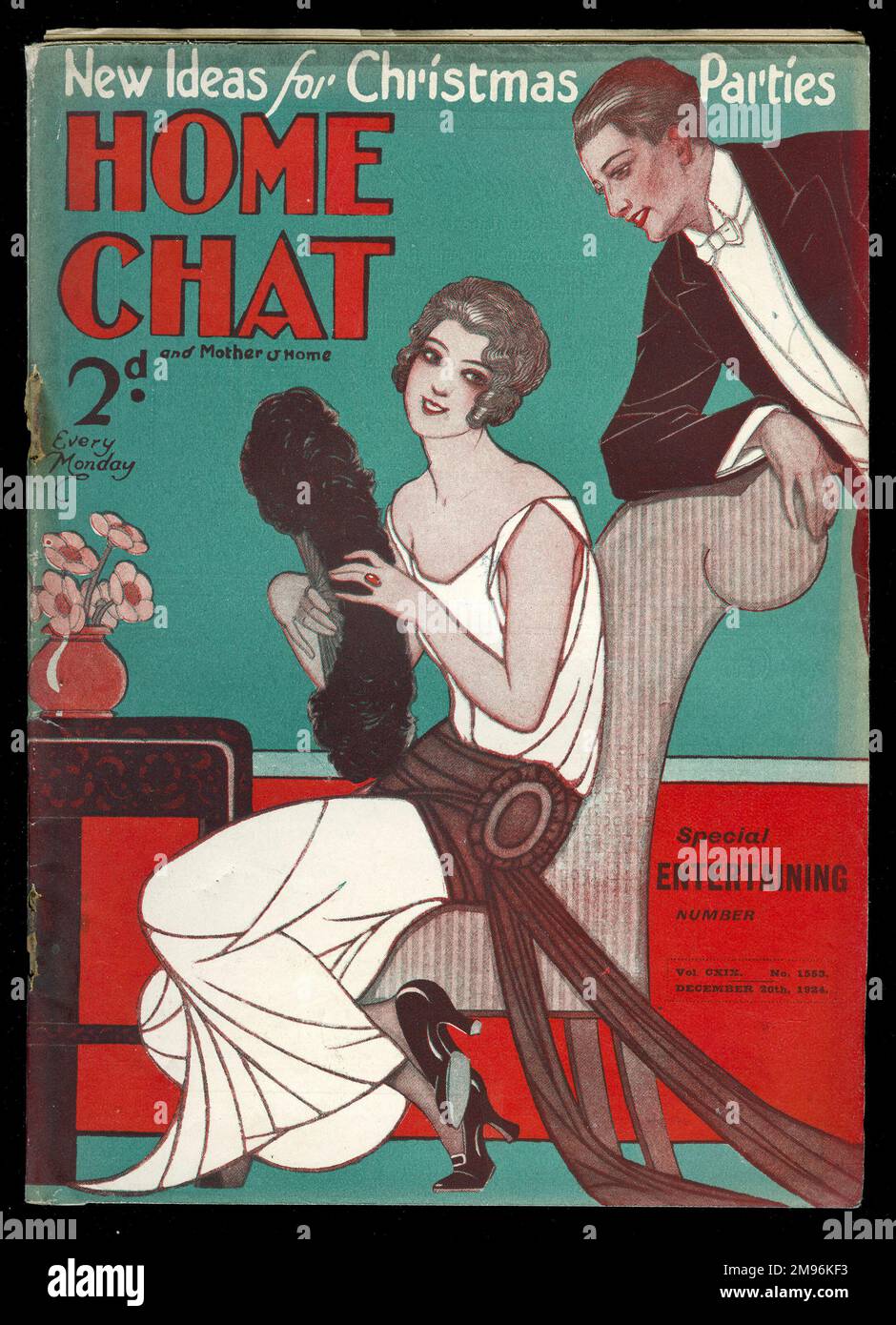 Cover of 'Home Chat' Magazine, with Mother & Home, Special Entertaining ...