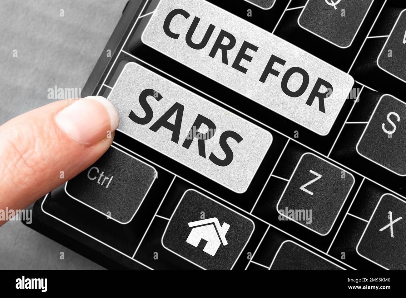 Sign displaying Cure For Sars, Business concept Medical treatment over ...