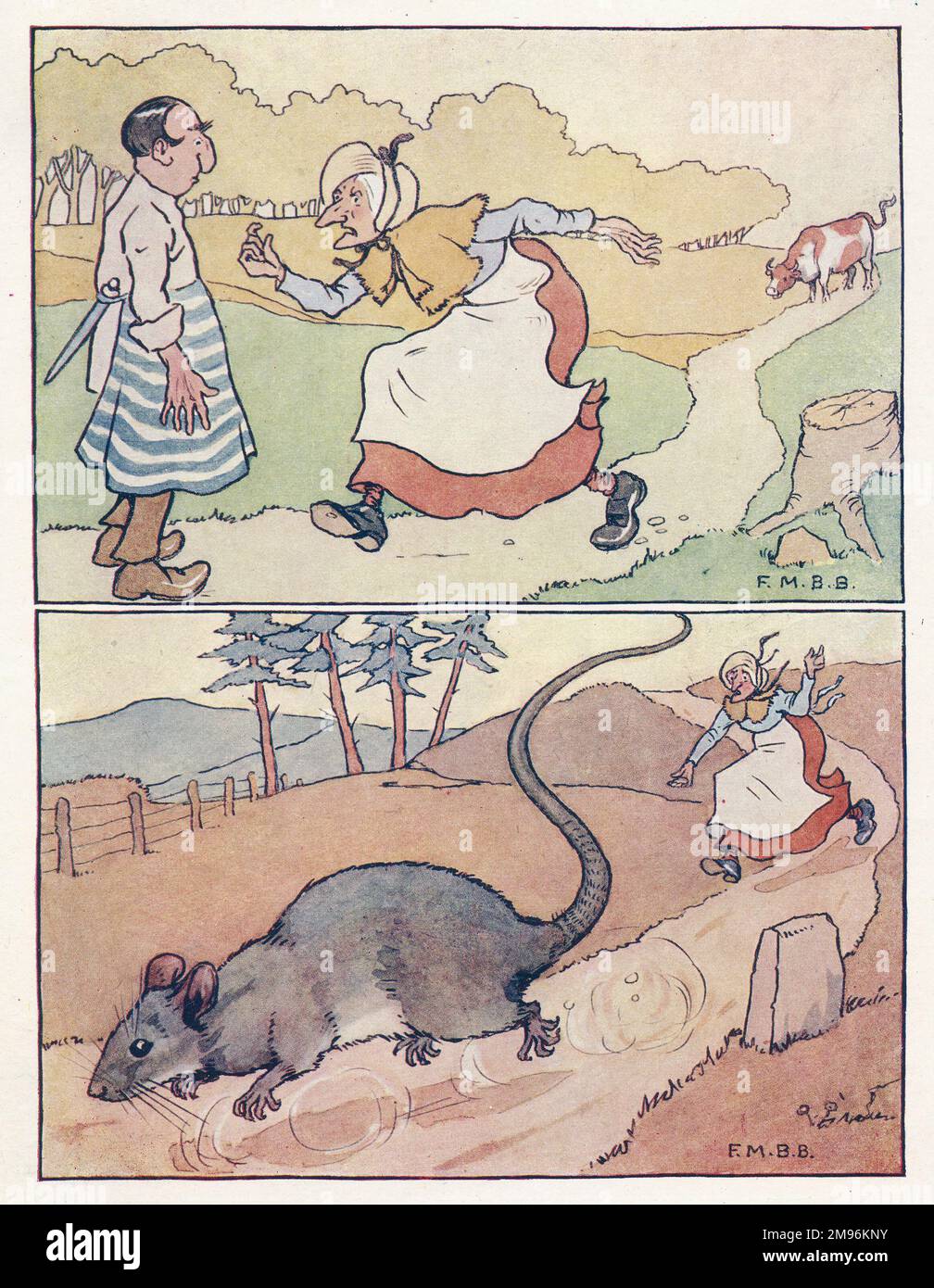 The old nursery rhymes knife hi-res stock photography and images - Alamy