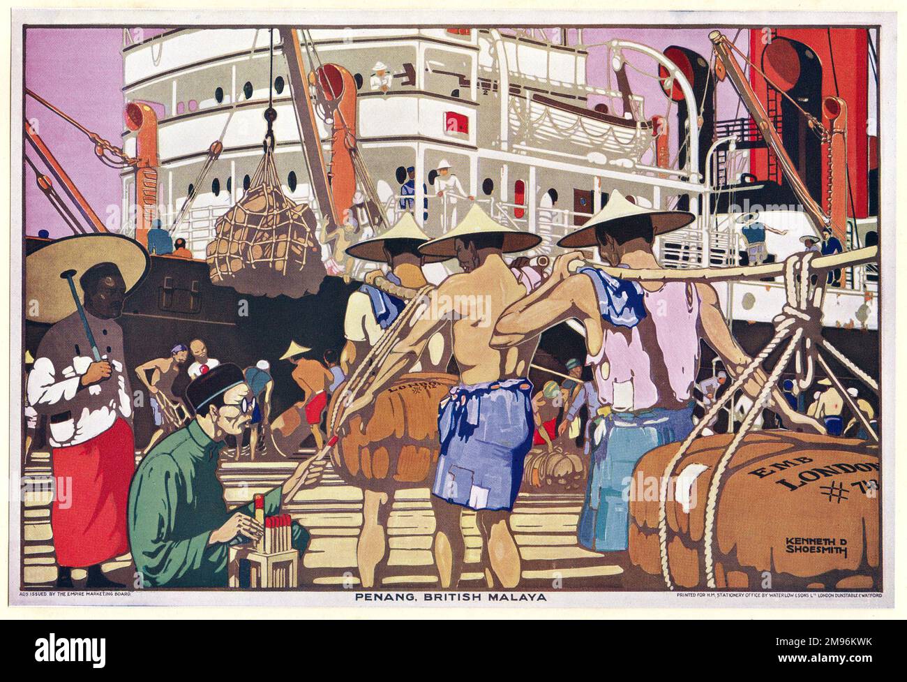 Empire Marketing Board Poster design, Penang, British Malaya (now ...