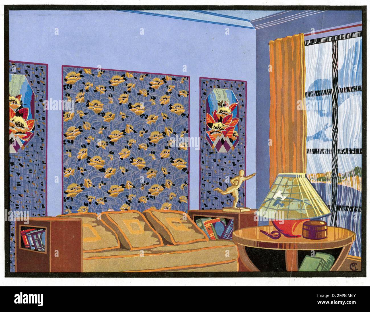 Room in interior furniture and table Cut Out Stock Images & Pictures ...