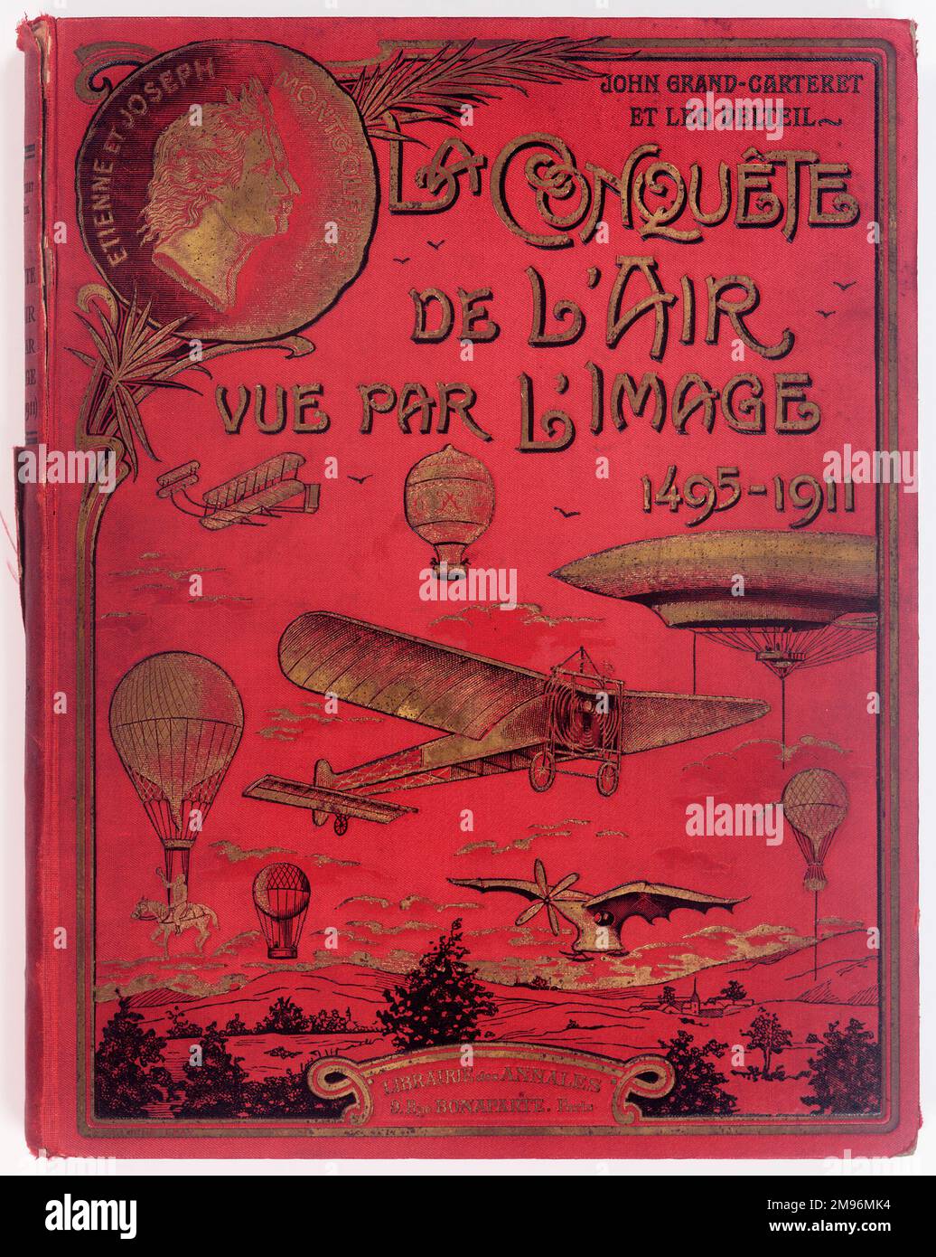Book cover, La Conquete de l'Air vue par l'image (1495-1911) by John ...