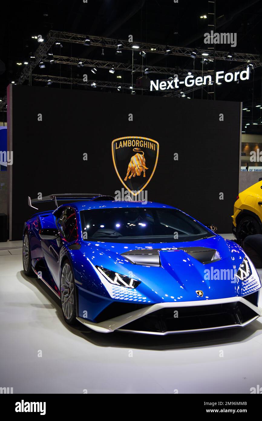 Lamborghini Huracan STO on display at The 39th Thailand International ...