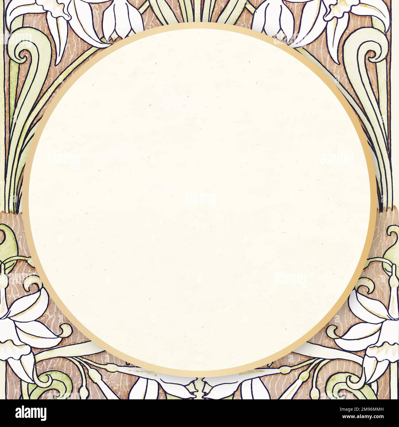 Antique frame hand drawing Stock Vector Images - Alamy