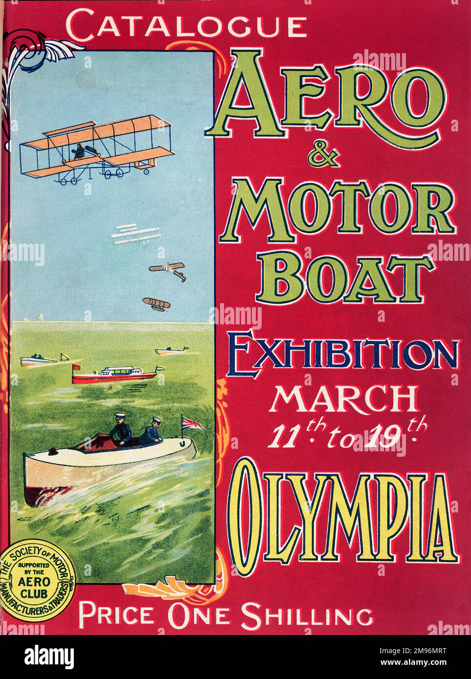 Cover design, catalogue of Aero and Motor Boat Exhibition, 11 to 19 ...
