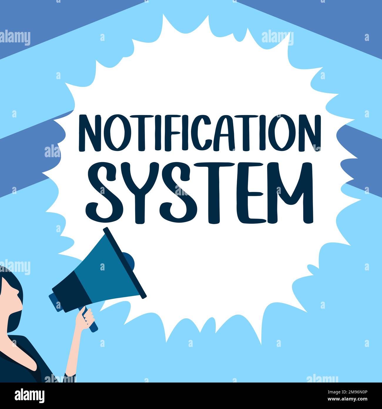 Conceptual display Notification System, Internet Concept Do not forget ...