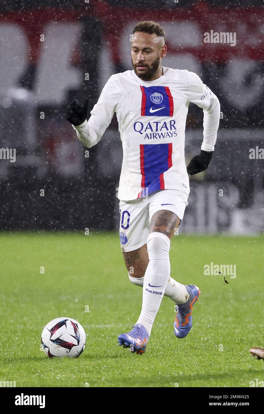 Neymar Jr of PSG during the French championship Ligue 1 football match ...