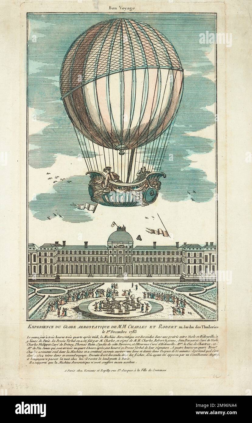 First hydrogen balloon flight hi-res stock photography and images - Alamy