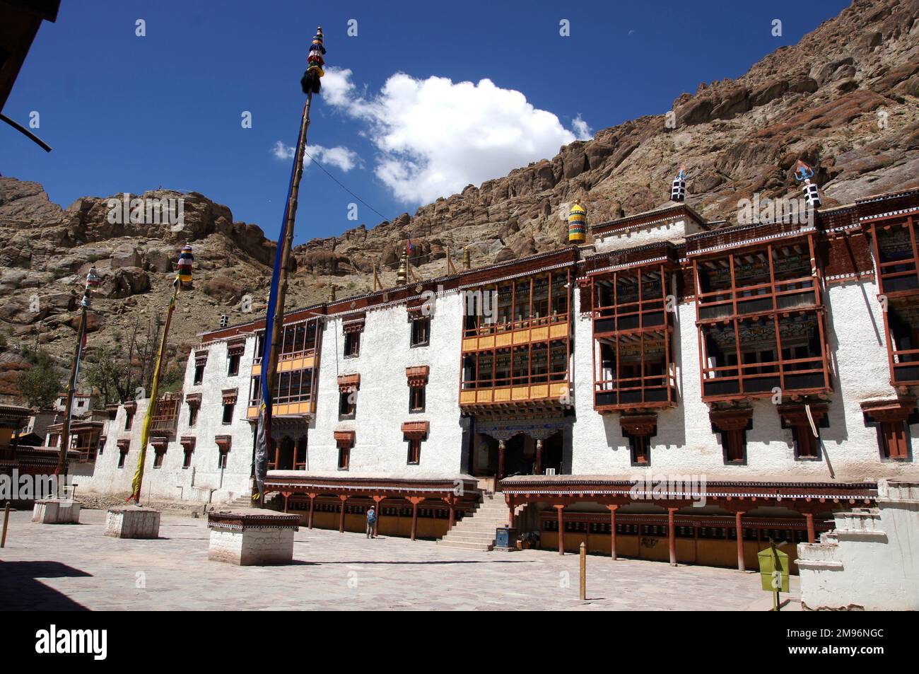 India, Jammu and Kashmir, Ladakh, Hemis: Hemis Monastery (1638 AD Stock ...