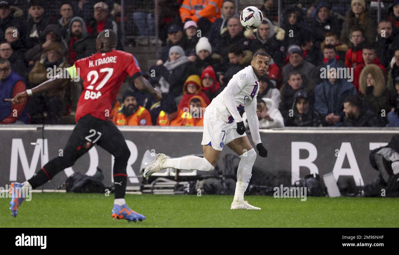 Kylian Mbappe of PSG during the French championship Ligue 1 football ...