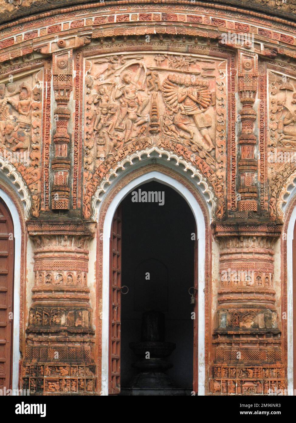 India - West Bengal - Baranagar: Char Bangla Shiva Temple (1755 AD ...