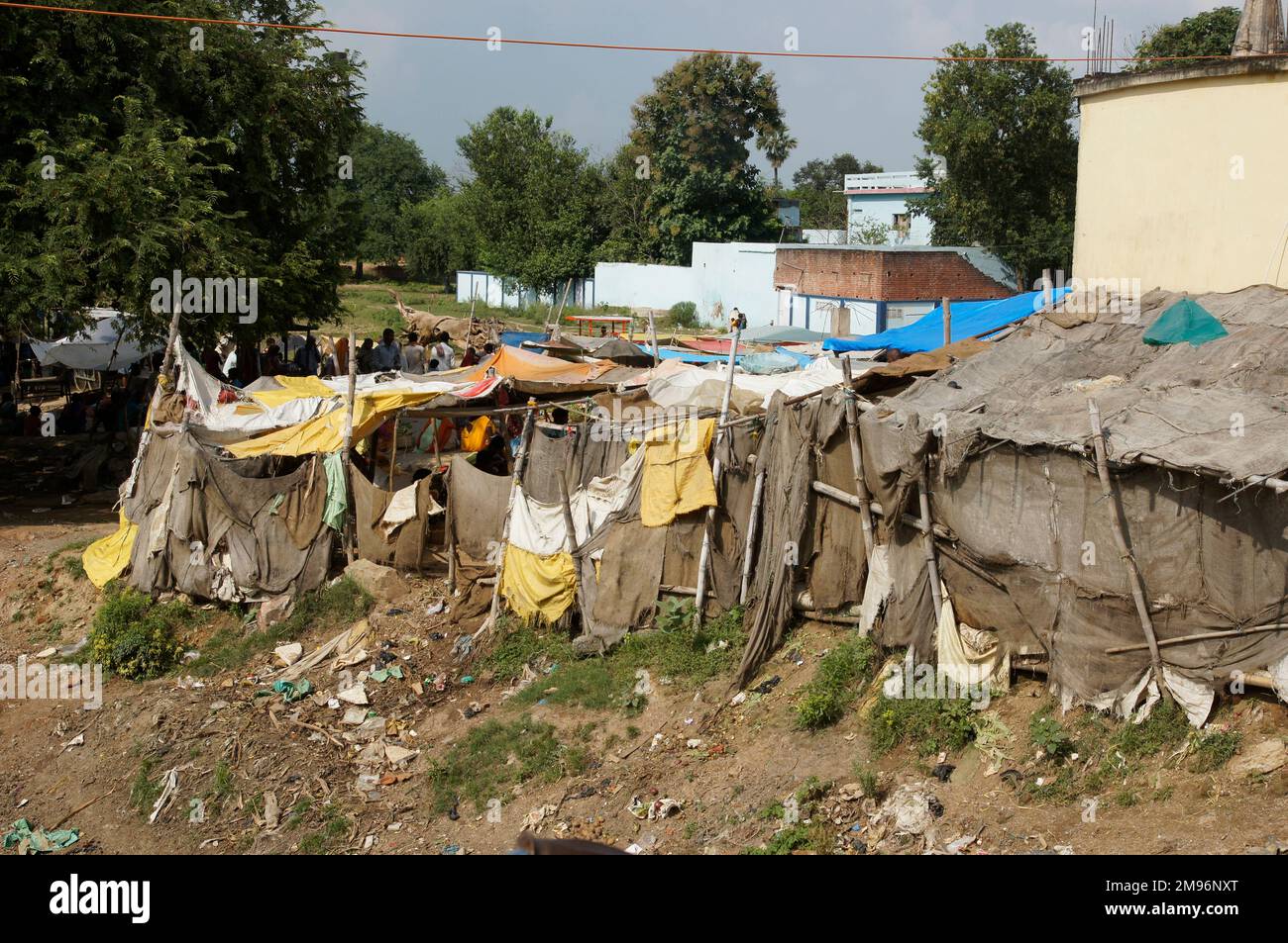 India, Bihar, Nawada: Slums Stock Photo - Alamy