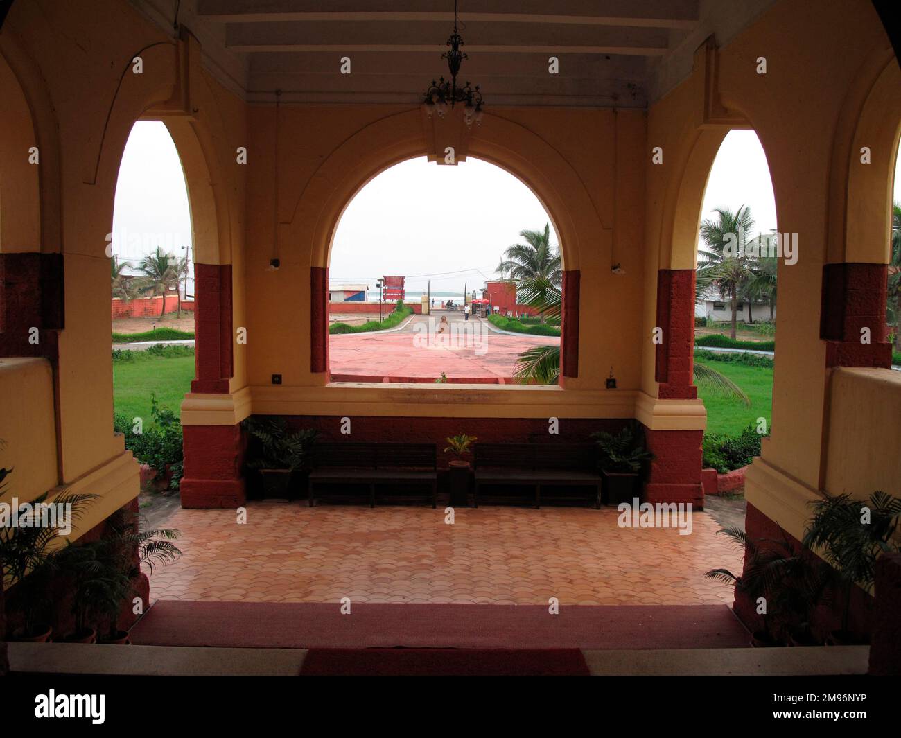 India, Orissa, Puri: View from the Mahodadhi Heritage Hotel (colonial ...
