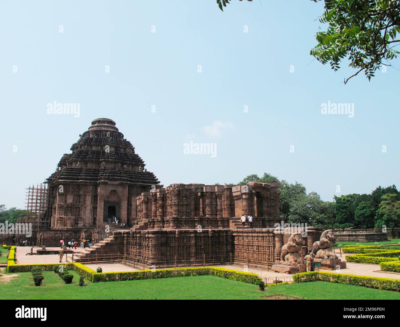 Temple sun 13th century east side main entrance pillars hi-res stock ...