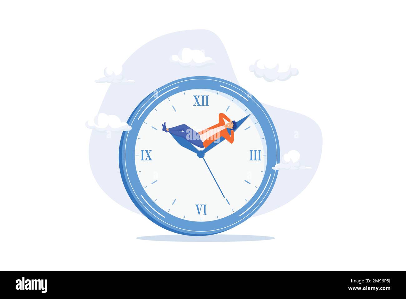 No wasted time Stock Vector Images - Alamy
