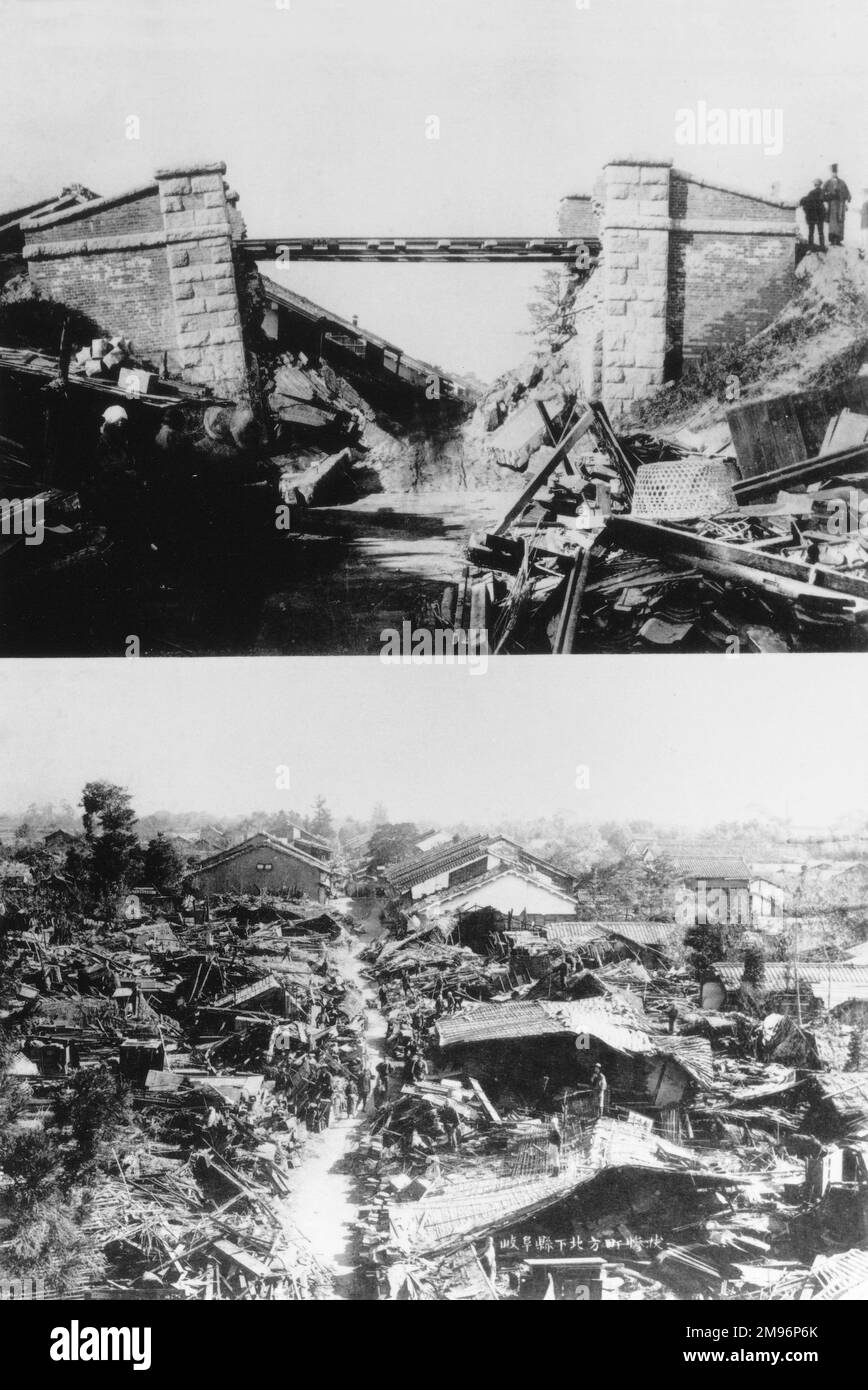 After bridge partially destroyed hi-res stock photography and images ...