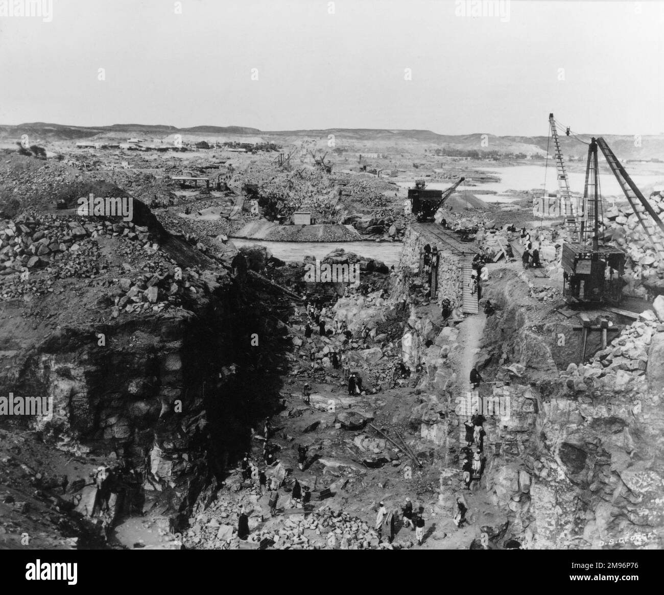 River excavation Black and White Stock Photos & Images - Alamy