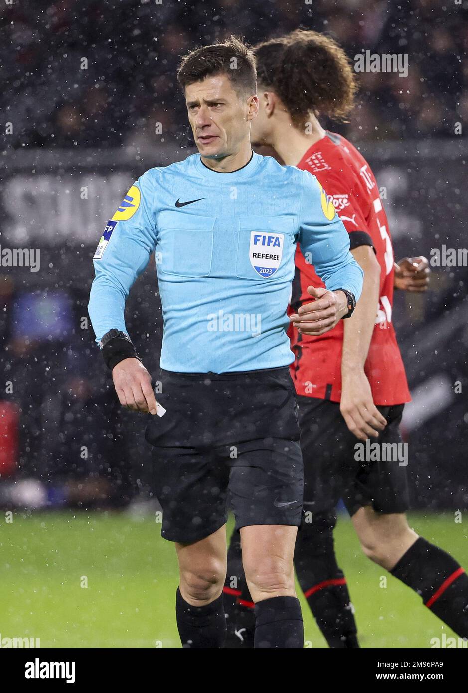 Referee Benoit Bastien during the French championship Ligue 1 football ...