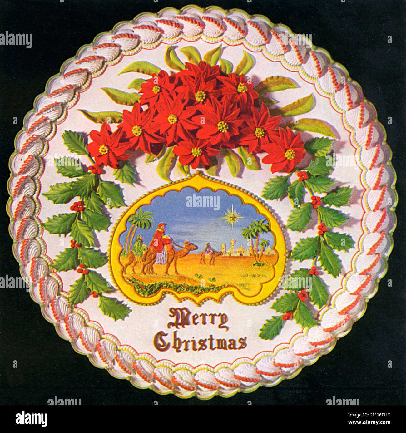 Christmas design border hi-res stock photography and images - Alamy