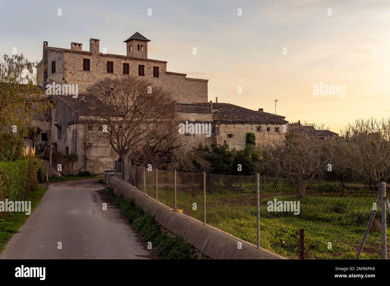 Felanitx, Spain; january 13 2023: Old Mallorcan manor house or ...