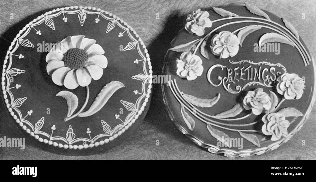 Wedding and Speciality Cakes. Sunflower Cake (Left) and Dahlia Cake ...