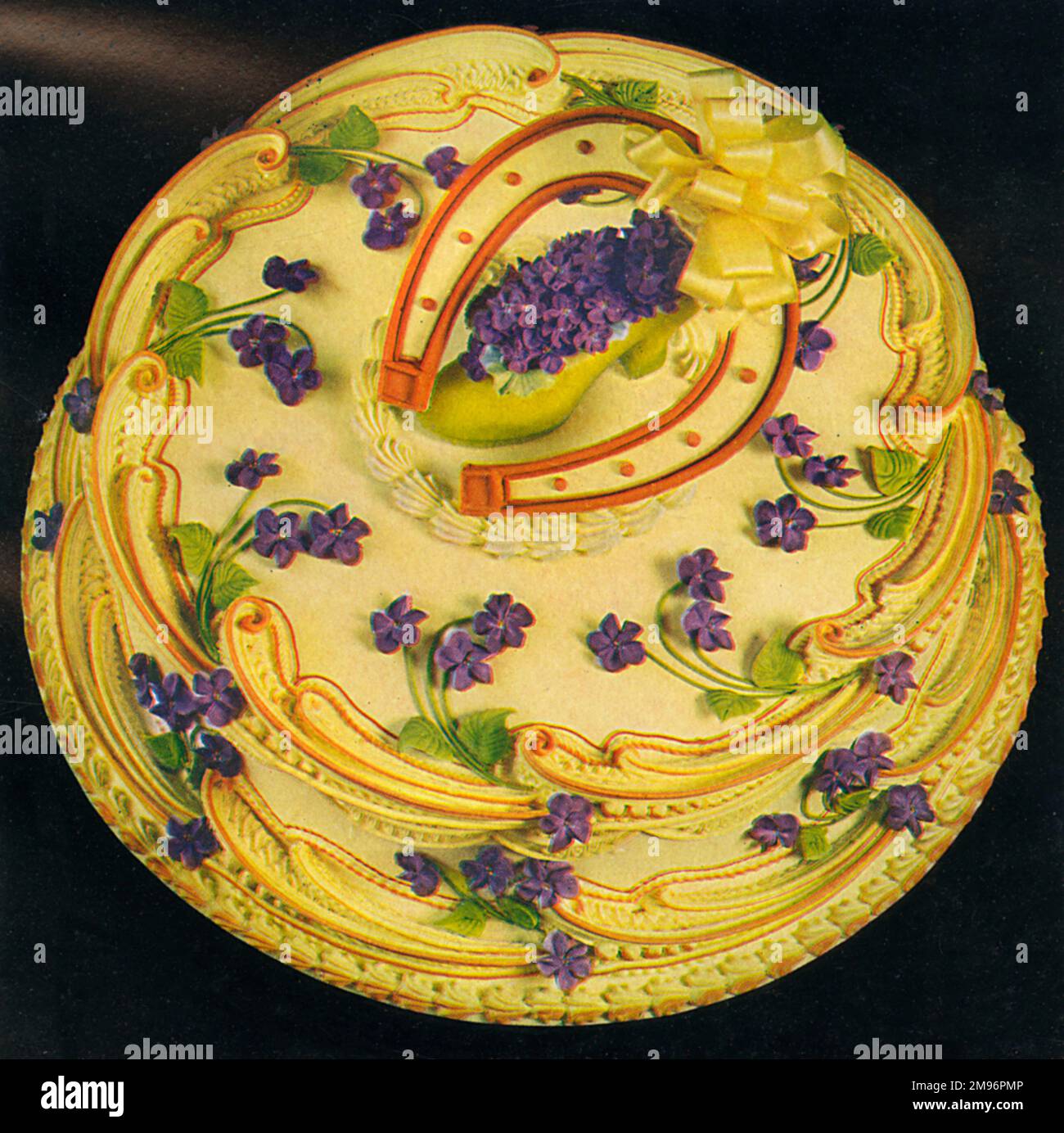 Seasonal Cakes, Good Luck Cake Stock Photo - Alamy