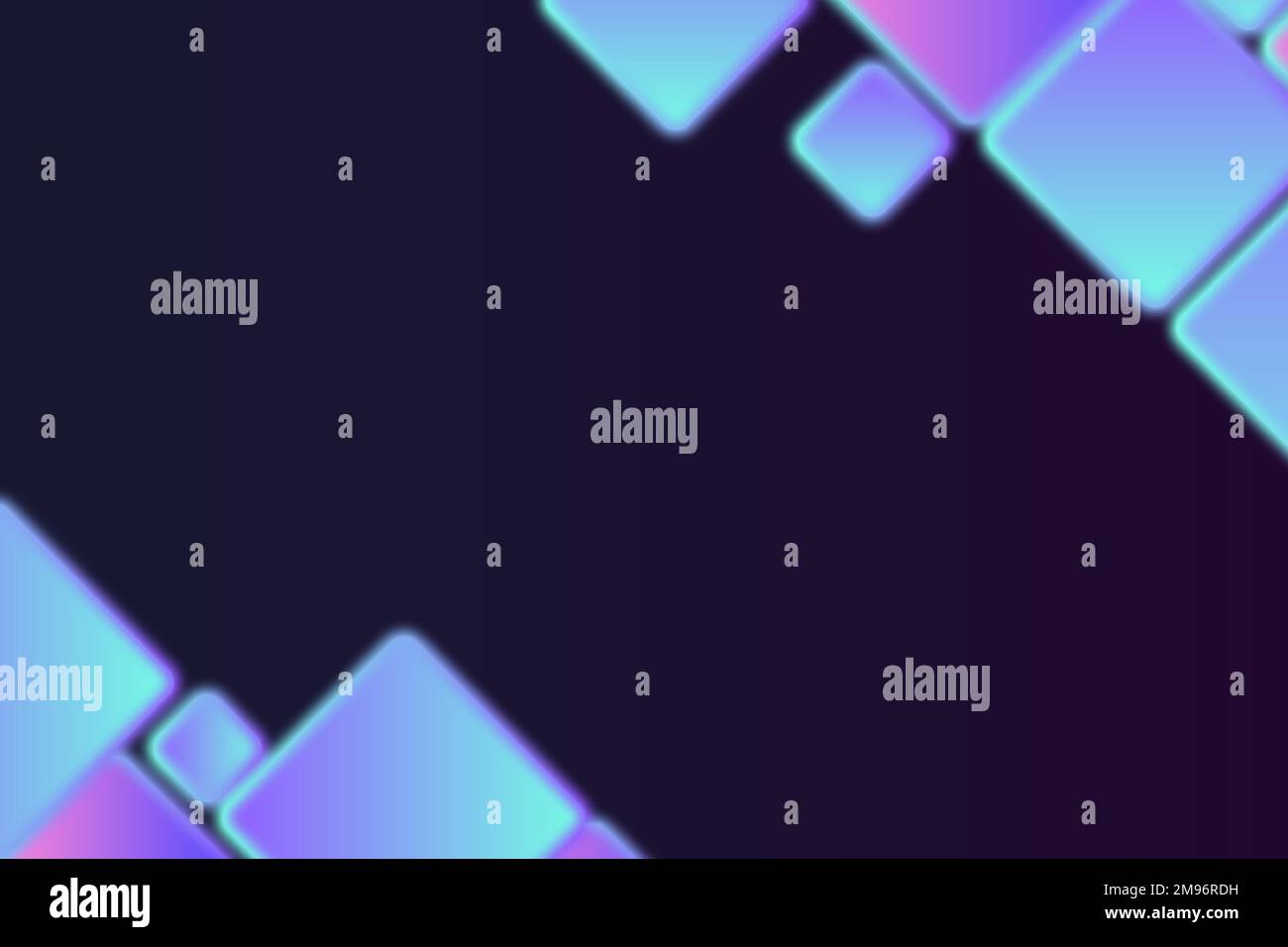 Blue geometric frame vector Stock Vector Image & Art - Alamy