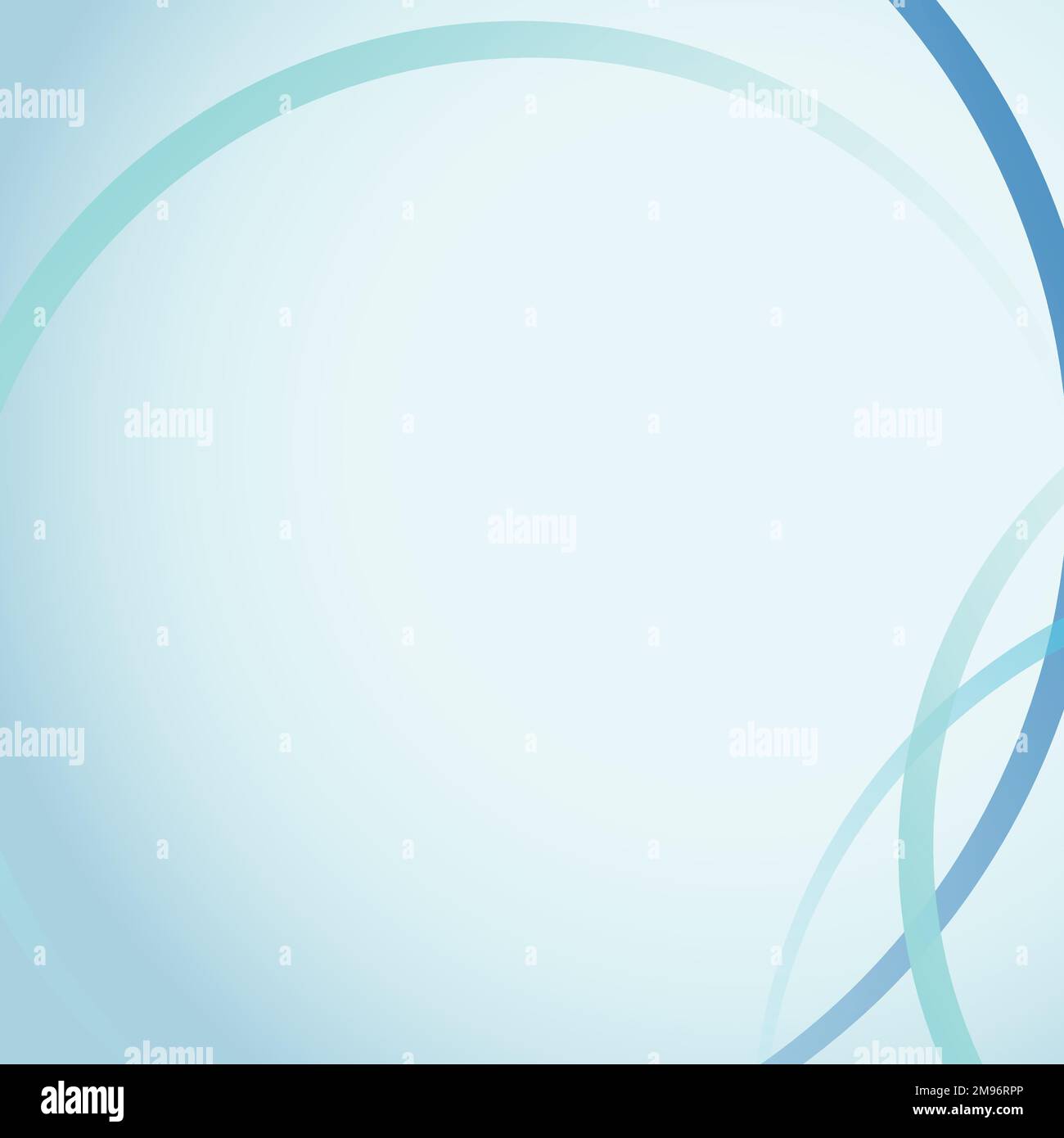 Blue curve frame template vector Stock Vector Image & Art - Alamy