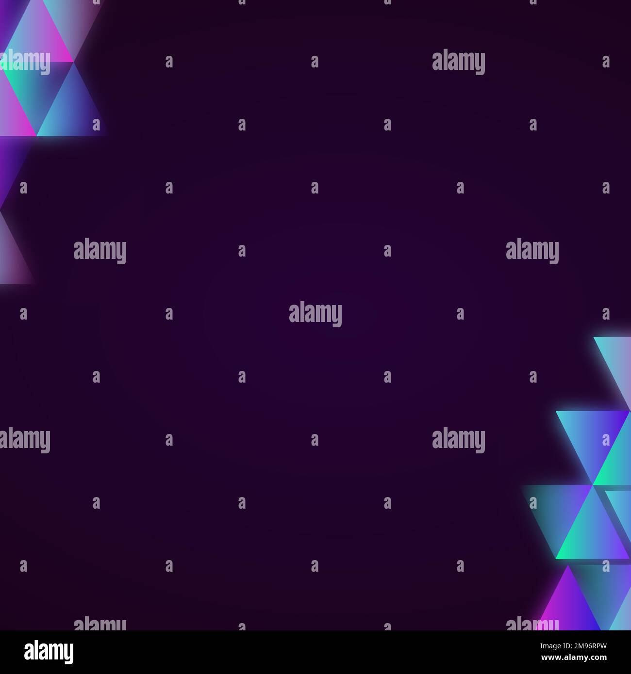 Blue geometric frame vector Stock Vector Image & Art - Alamy