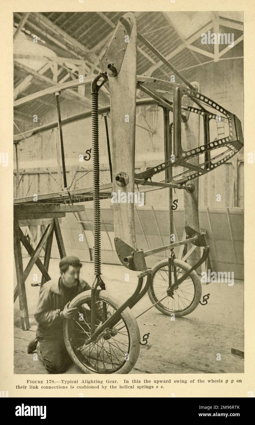 Typical alighting gear Stock Photo - Alamy