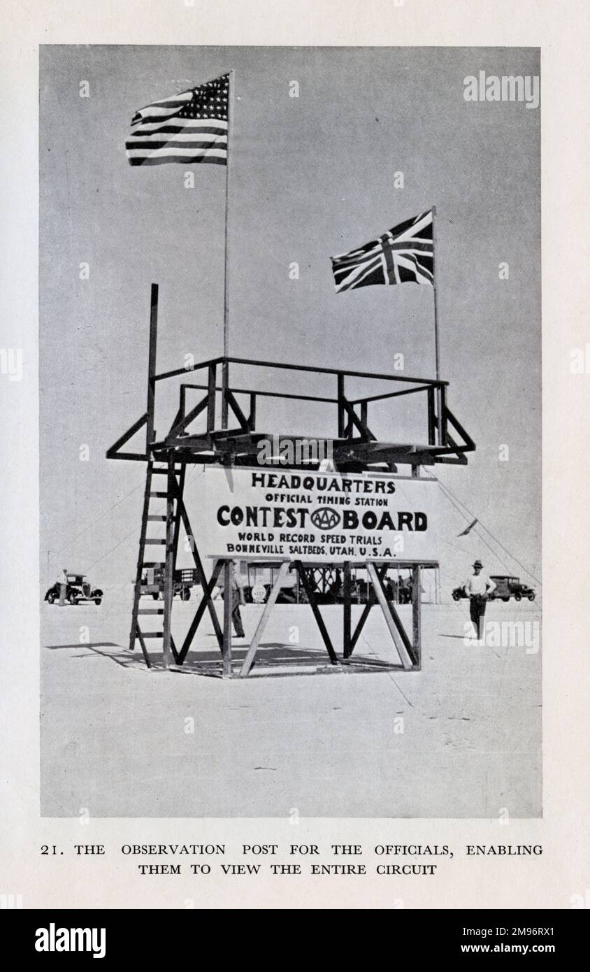 The observation post for the officials, enabling them to view the ...