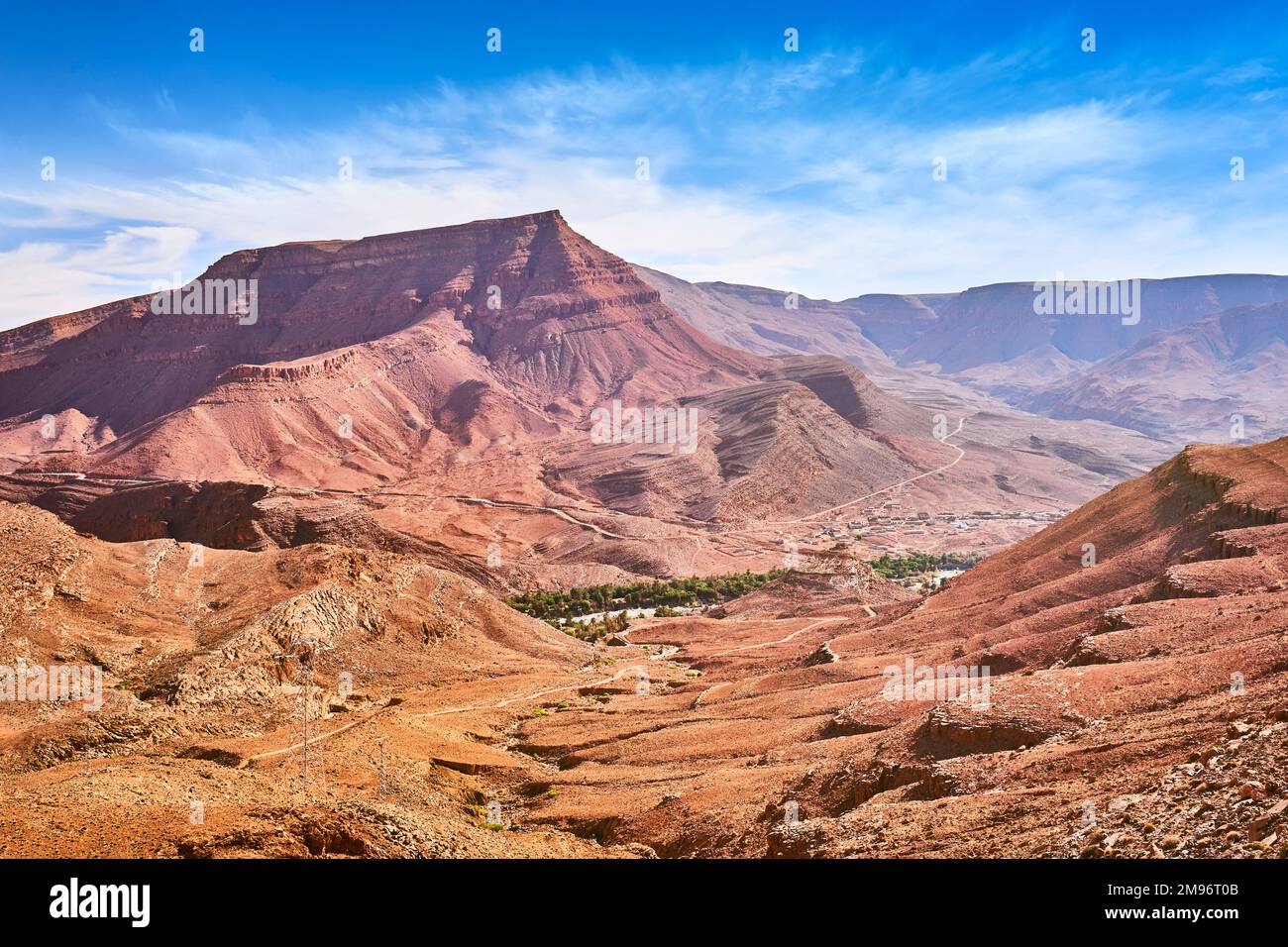 Landscape of Ziz Valley, Morocco, Africa Stock Photo - Alamy