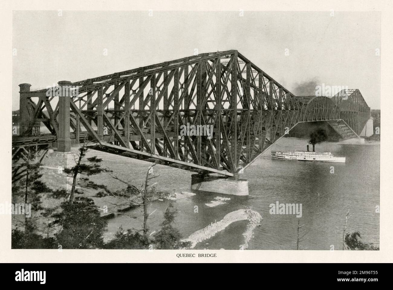 The Quebec Bridge Stock Photo - Alamy