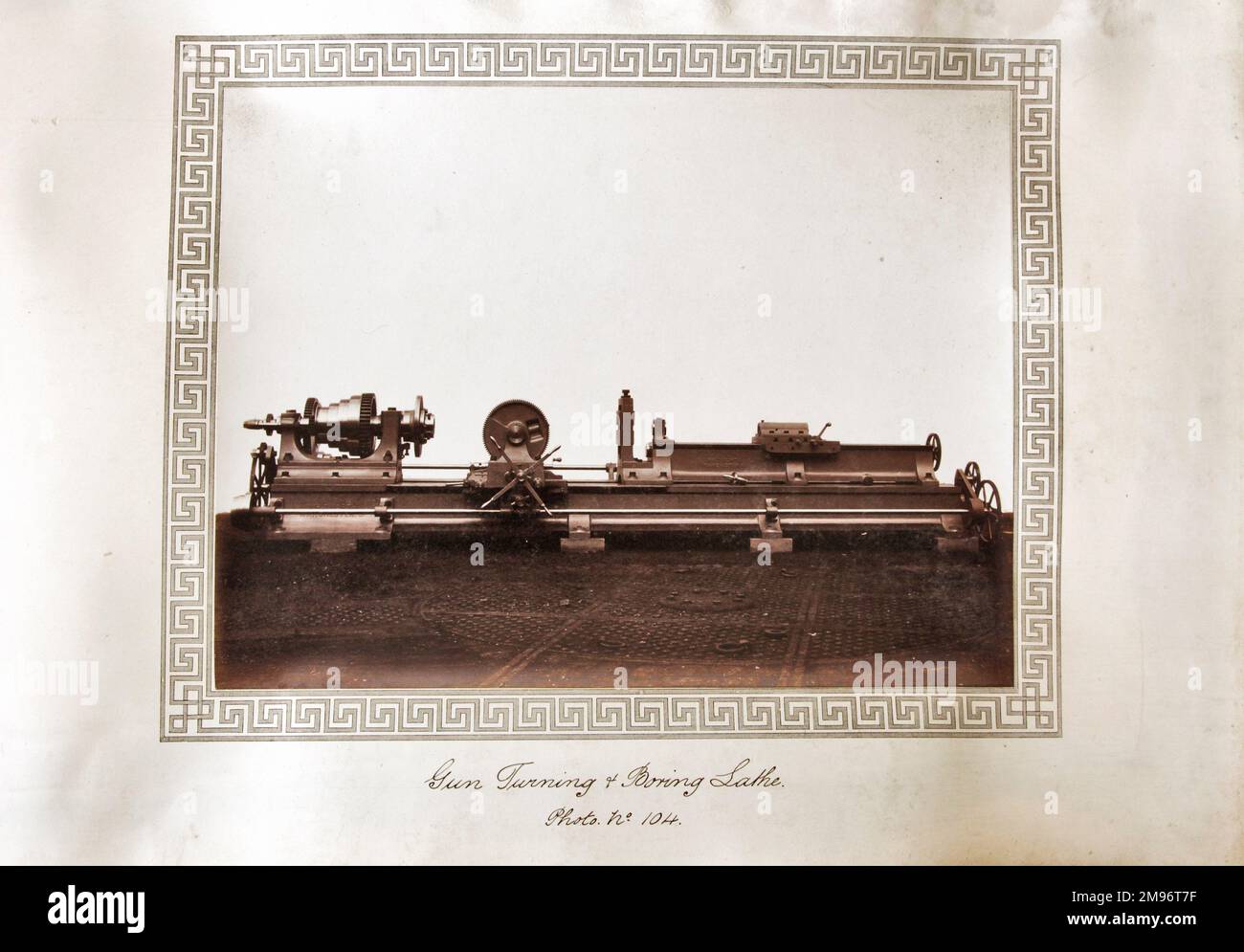 Gun turning and boring lathe Stock Photo - Alamy