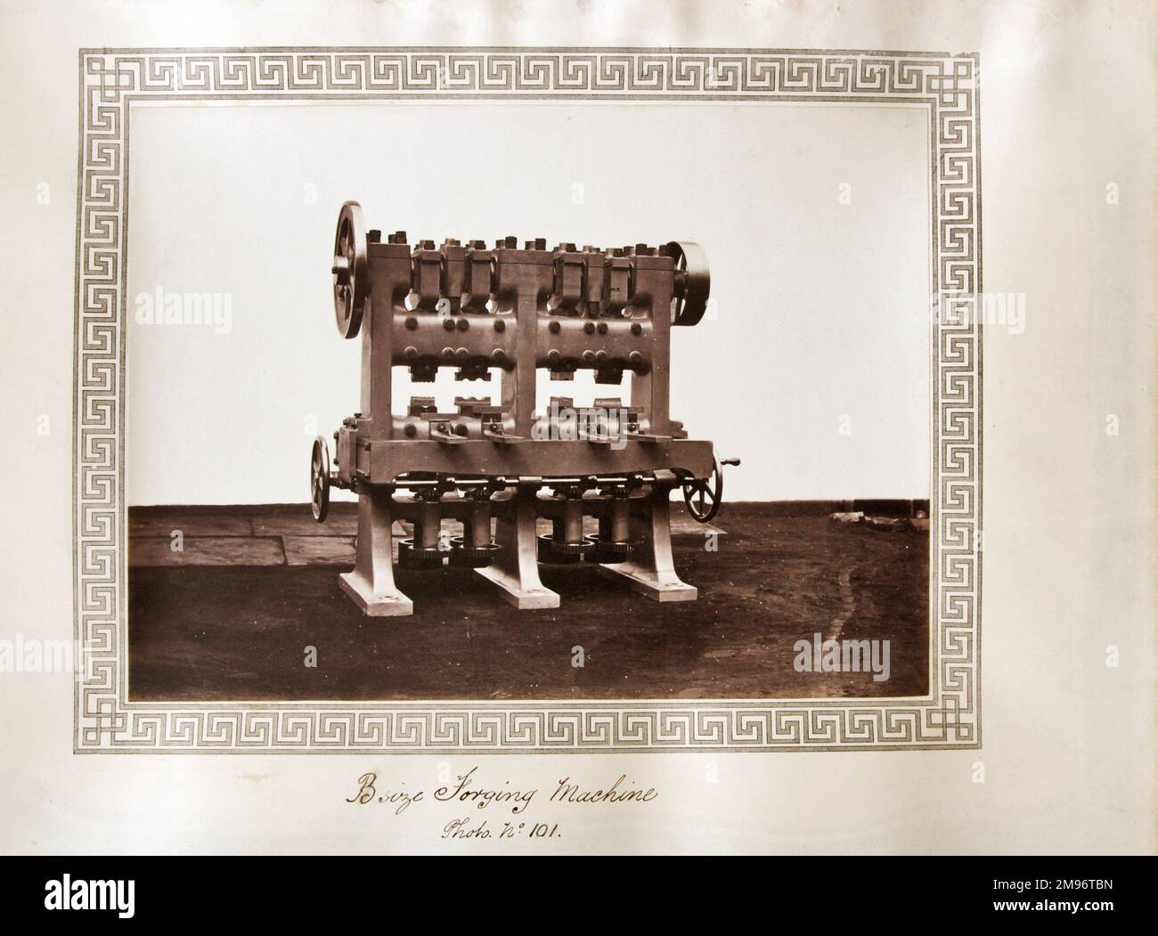 B size forging machine Stock Photo - Alamy