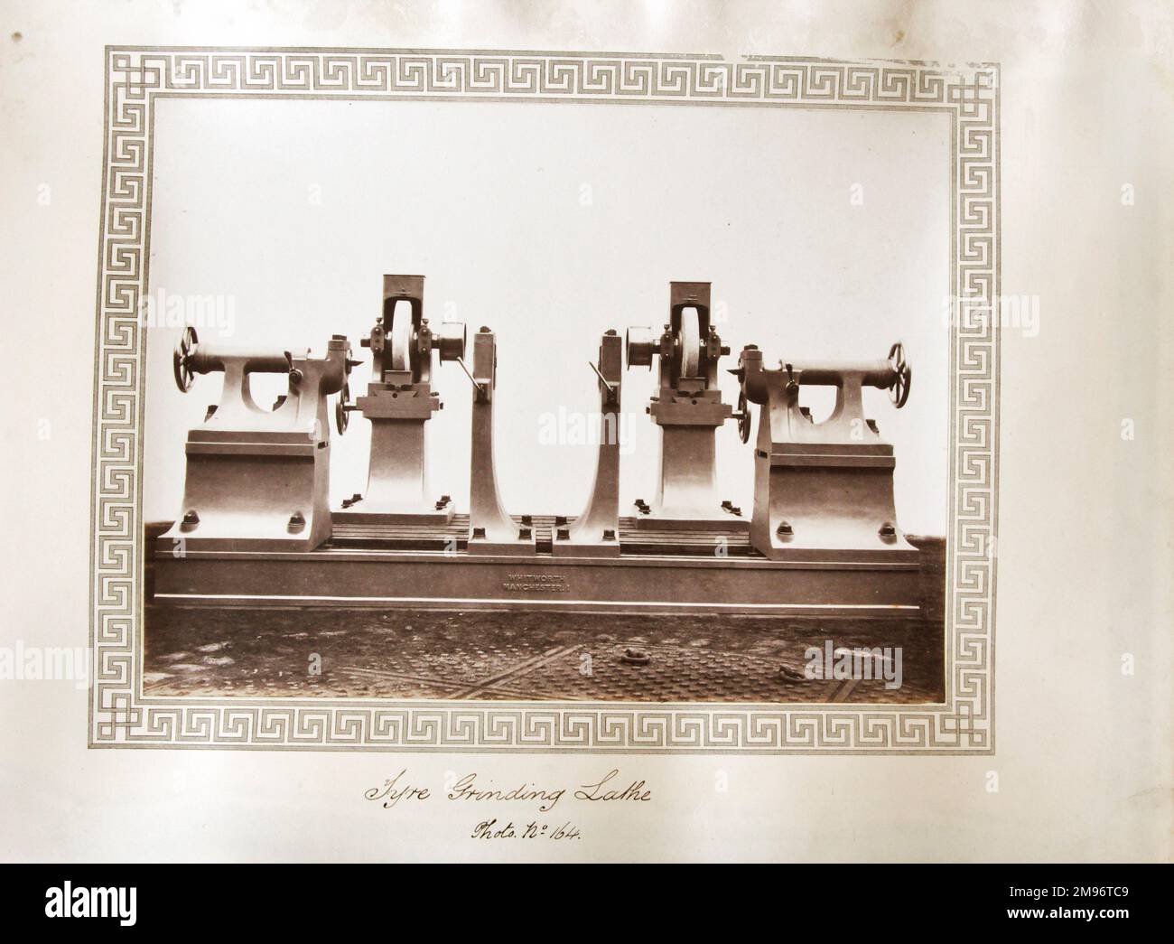 Tyre grinding lathe Stock Photo - Alamy