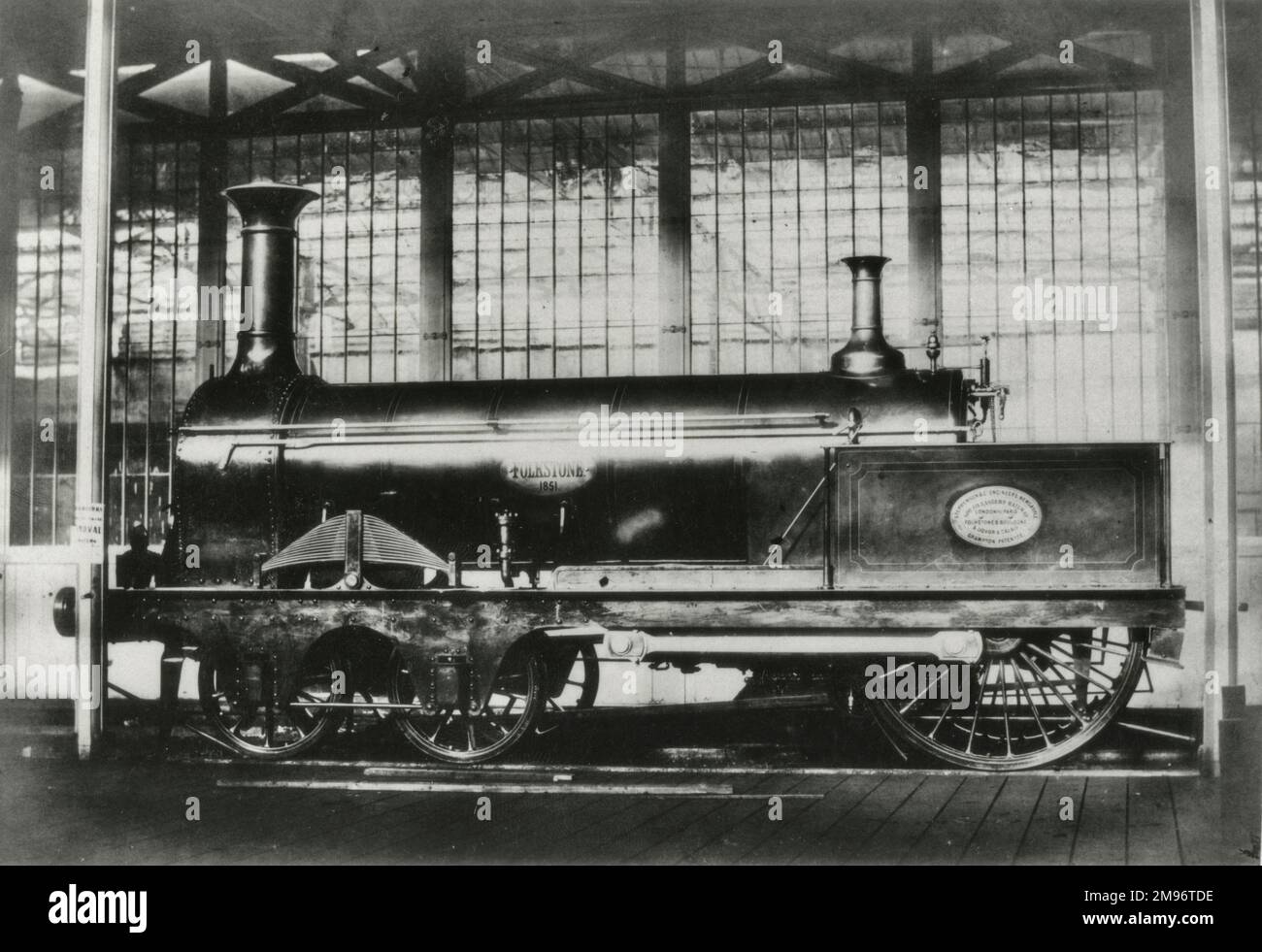 Crampton Patent Loco., GE 1851 / IMechE Stock Photo - Alamy