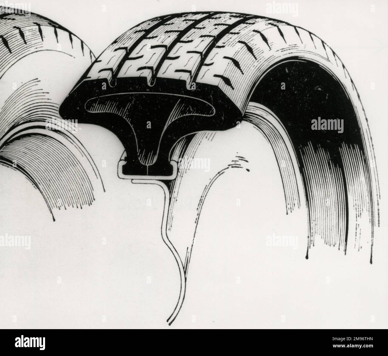 Cross section diagram of Pirelli DIP car tyre Stock Photo - Alamy