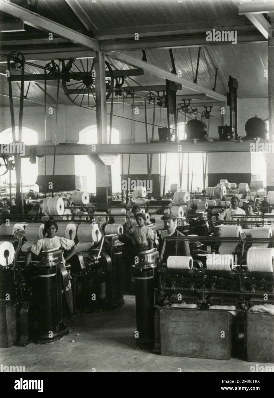 Female textile workers/South America, 1911 Stock Photo - Alamy