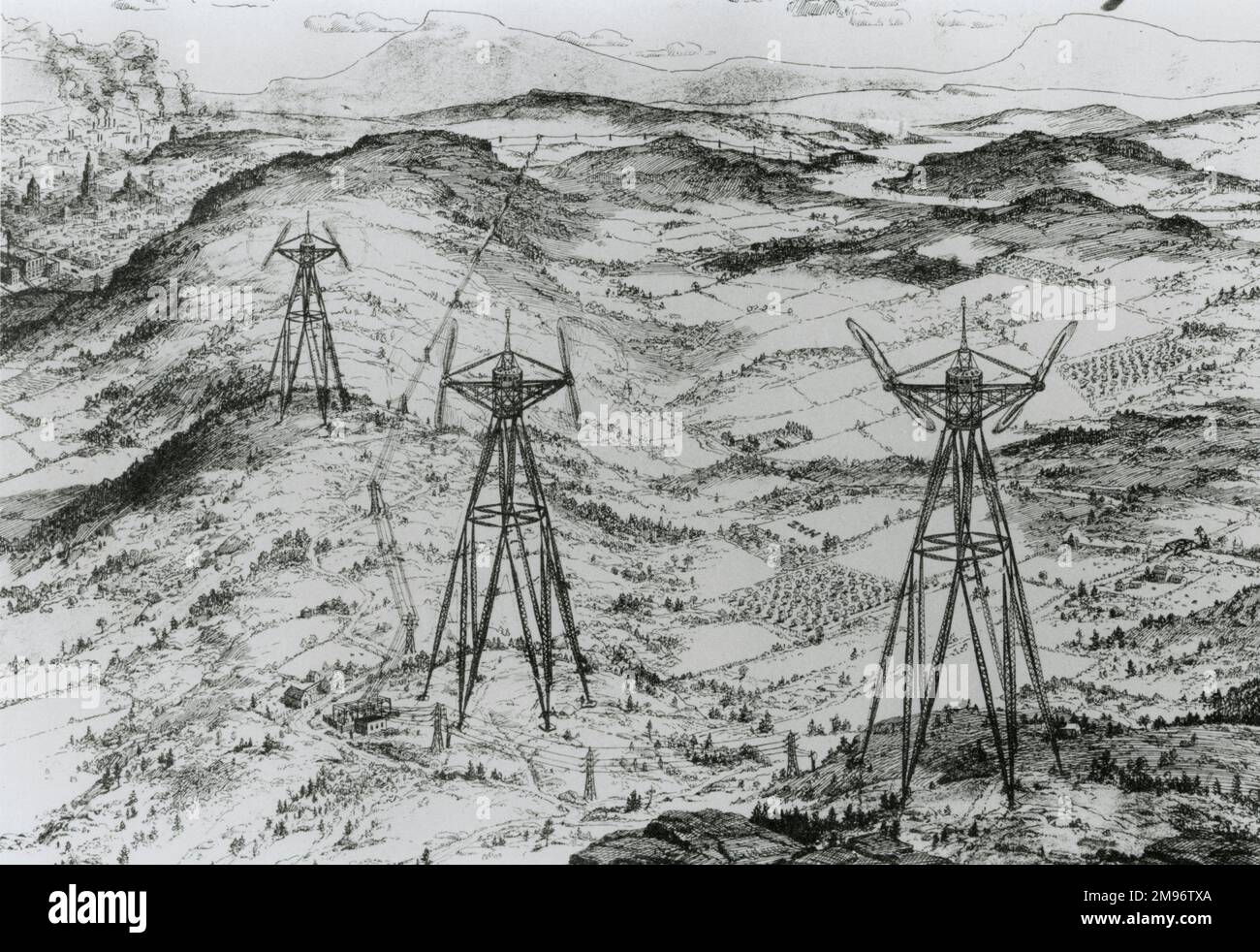 6500kw twin wheel turbine model., ?The wind power aerogenarator twin ...