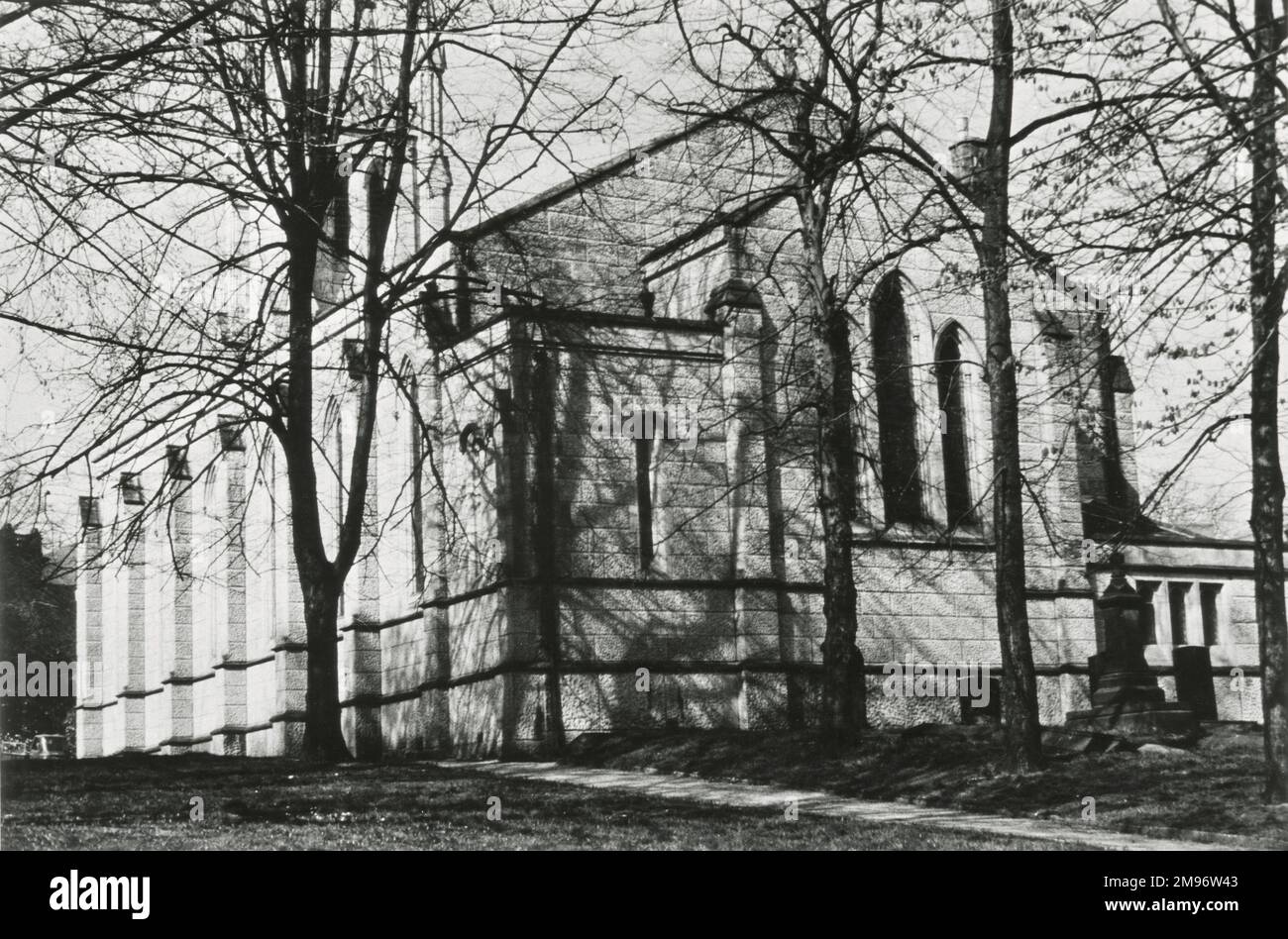 Holy Trinity Church, Chesterfield, main view (G Stephenson’s tomb Stock ...