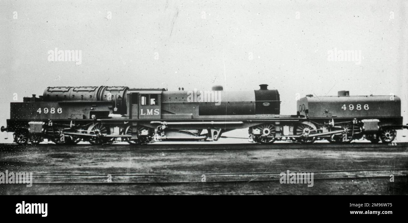 Unnamed locomotive 4986, London, Midland and Scottish Railway (LMS ...